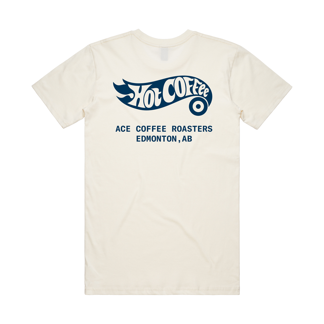 ACE "Hot Coffee" Tee - Off White – ACE Coffee Roasters